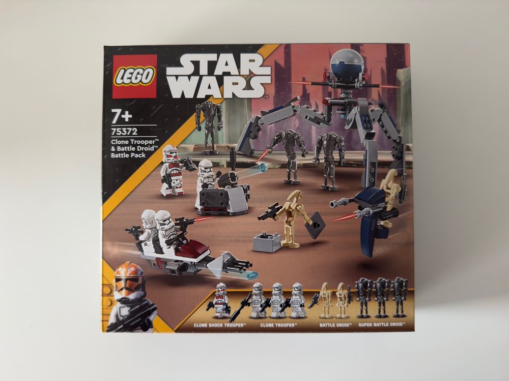 LEGO 75372 Star Wars Pack Clone Troopers et Droïdes combat (Neu und ...