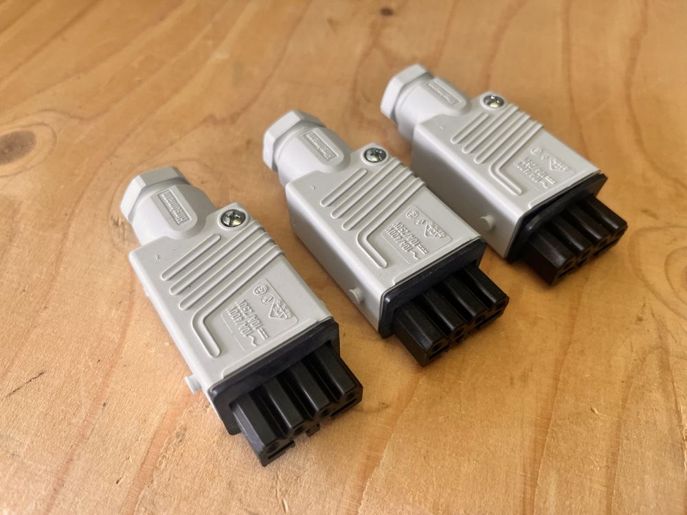 3 Stk. Hirschmann Stecker Stak 4 Storen (Neu (gemäss Beschreibung)) in ...