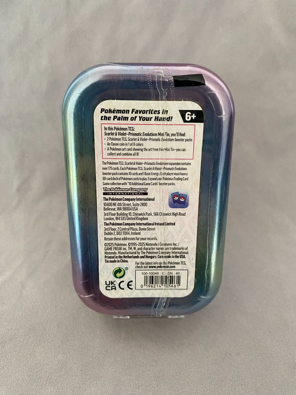 Prismatic Evolutions: Glaceon/Glaziola Mini Tin Pokémon New (Neu und ...