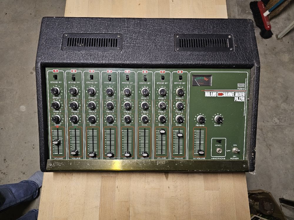 Roland PA-120 Channel Mixer - Vintage Analogmixer | Kaufen auf Ricardo