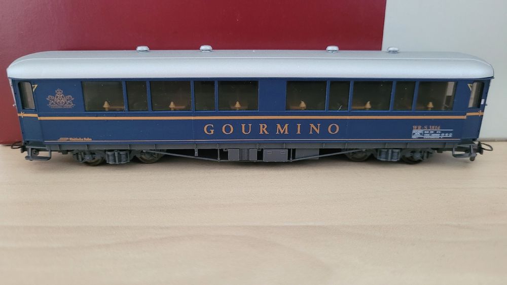 Bemo 3274134 RhB WR-S 3814 Saalwagen "Gourmino" (Neu (gemäss ...