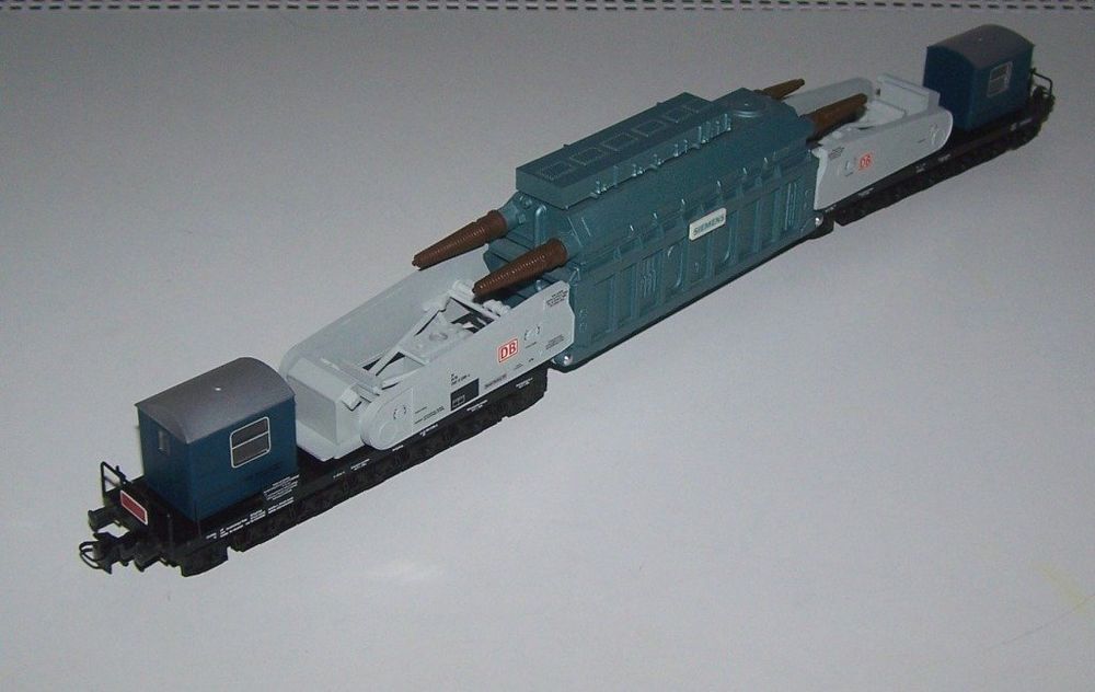 Liliput H0 Tragschnabelwagen 14 achsig mit SIEMENS Trafo, AC (Gebraucht ...