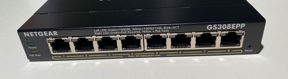 Netgear 8 Port PoE Switch GS308EPP | Kaufen auf Ricardo