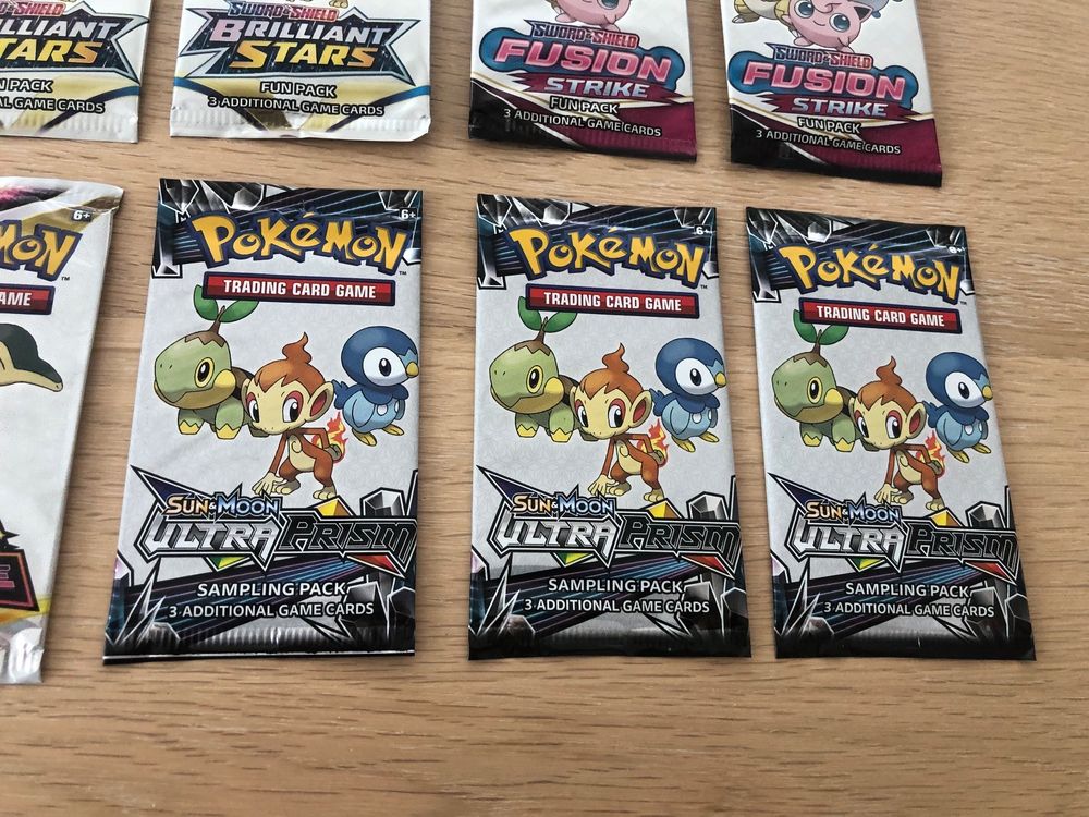 10x Pokemon Fun Pack Booster / Sword&Shield/Sun&Moon | Kaufen auf Ricardo