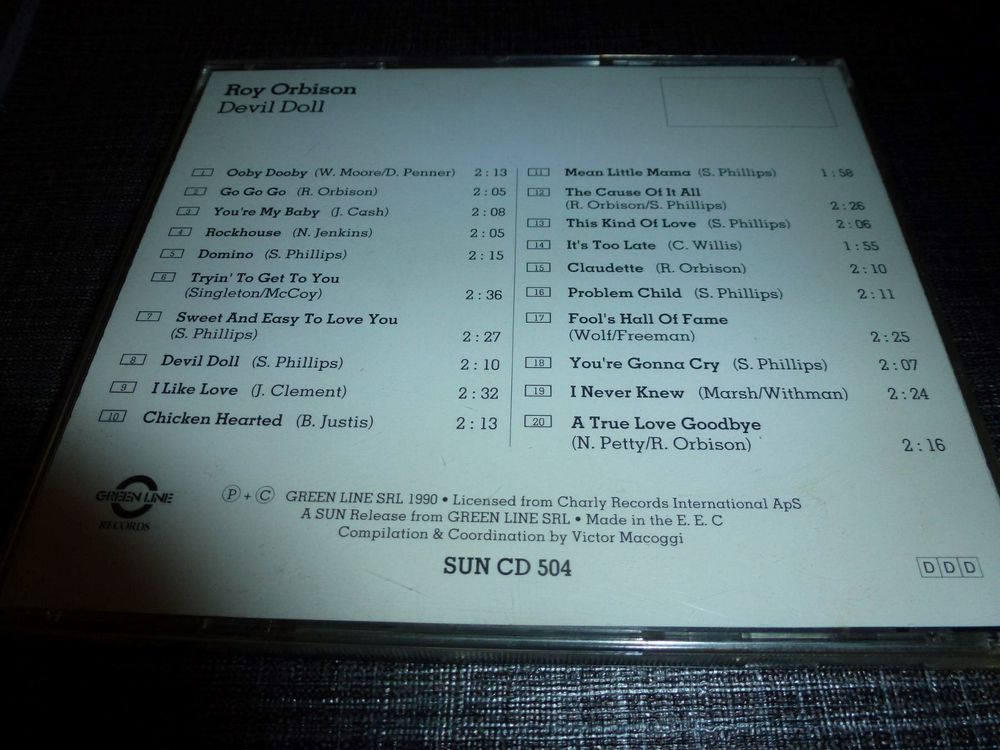 Roy Orbison - Devil Doll CD (Gebraucht) in Olten für CHF 3 – mit Lieferung auf Ricardo kaufen
