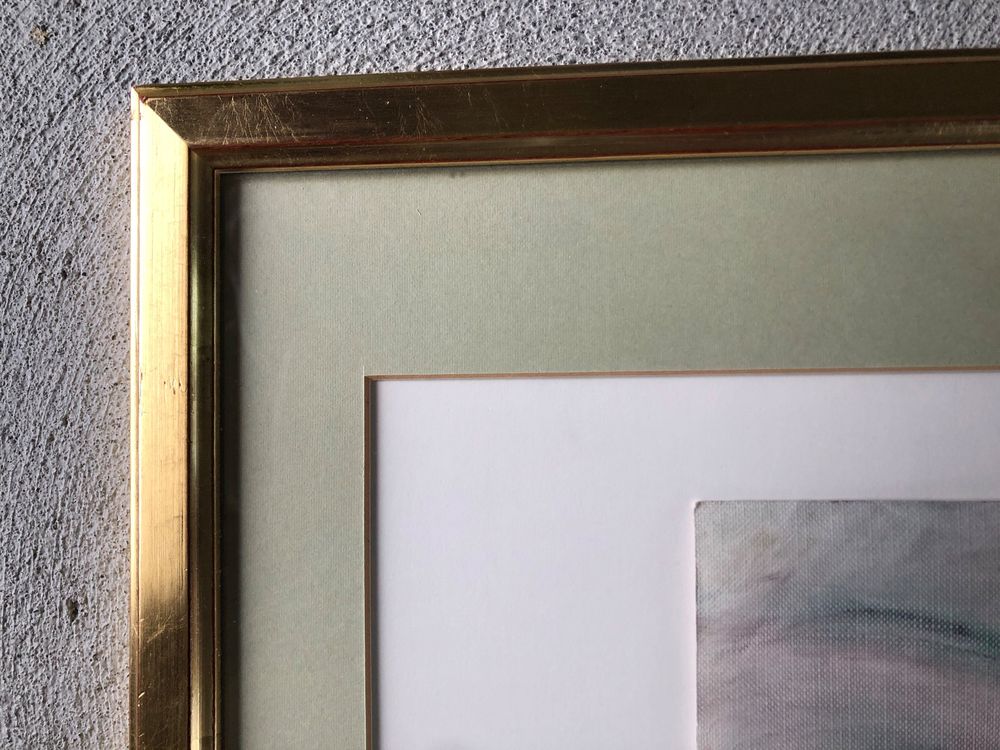 Weiblicher Akt, Oel auf Leinwand, auf Karton, vergoldeter R. | Kaufen auf Ricardo