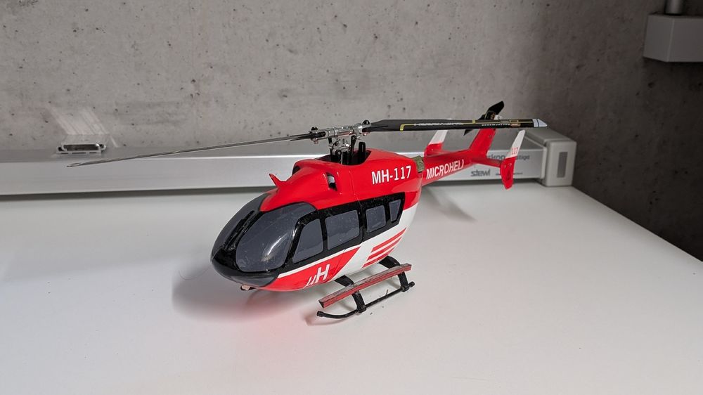 RC Heli omphobby m2 evo Micro Heli EC145 Eurocopter (Gebraucht) in ...