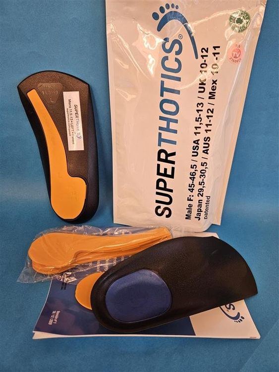 Orthopädische Einlagen Gr. 45-46.5 von SuperThotics +++NEU++ (Neu und originalverpackt) in Basel ...