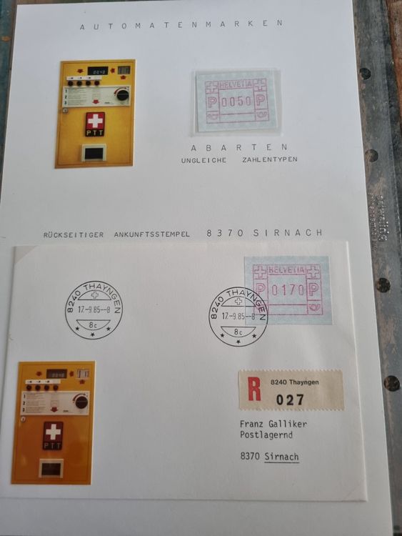 1985 ATM Abarten (Gebraucht) in Arni AG für CHF 5 – mit Lieferung auf Ricardo kaufen