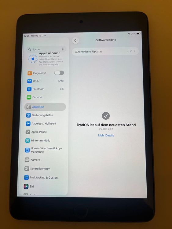 Gerät: iPad mini (5. Generation) (Wi-Fi) (Gebraucht) in Egnach für CHF ...