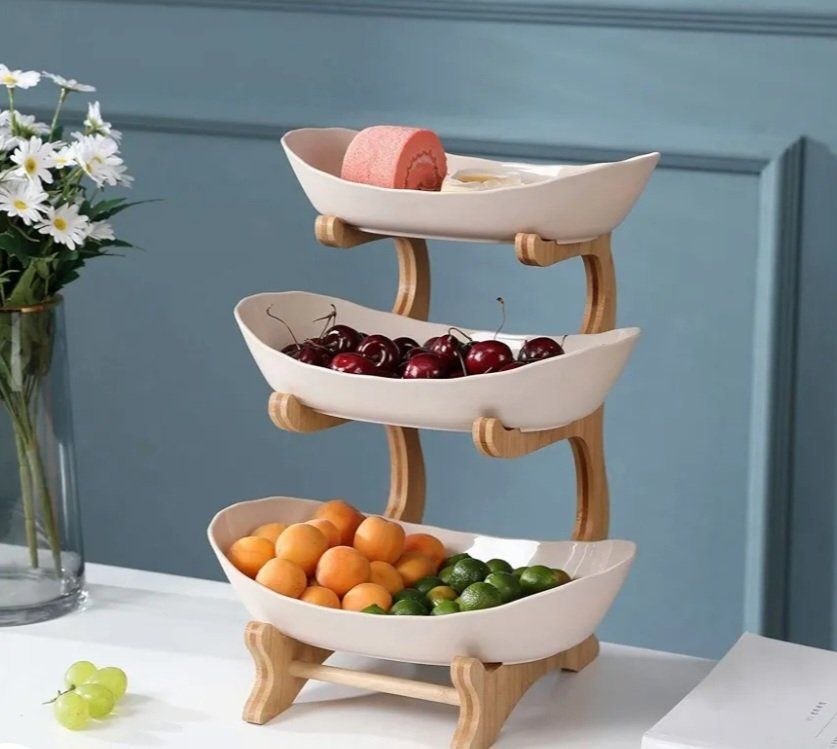 Obst Etagere 3 Stockig