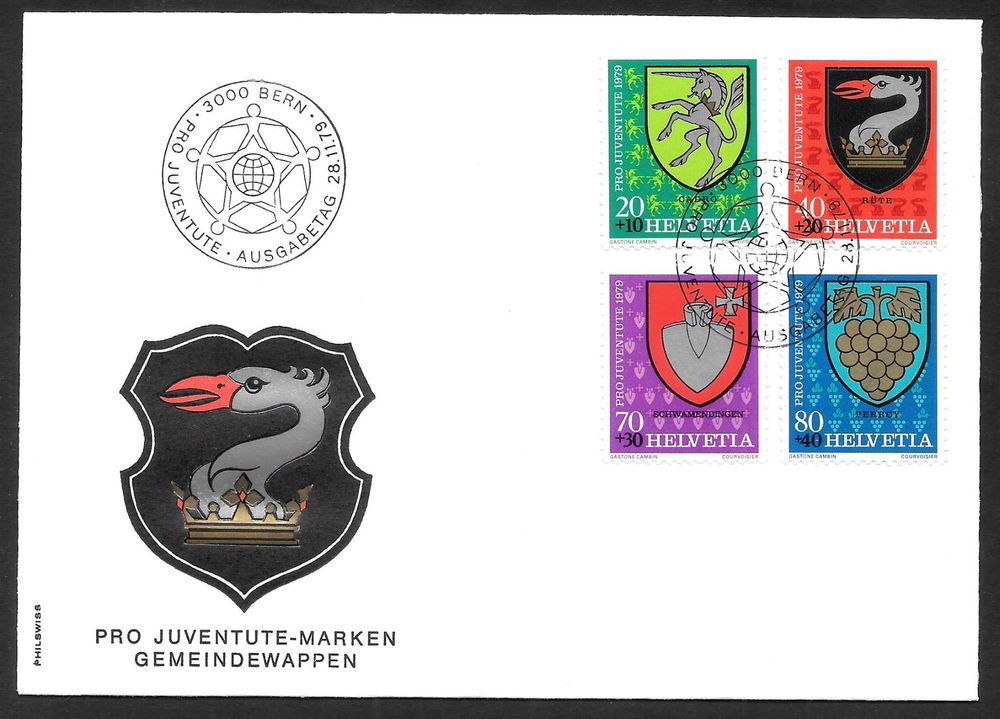 FDC Pro Juventute Serie 1979 ET 28.11.1979 schön illustriert | Kaufen auf Ricardo