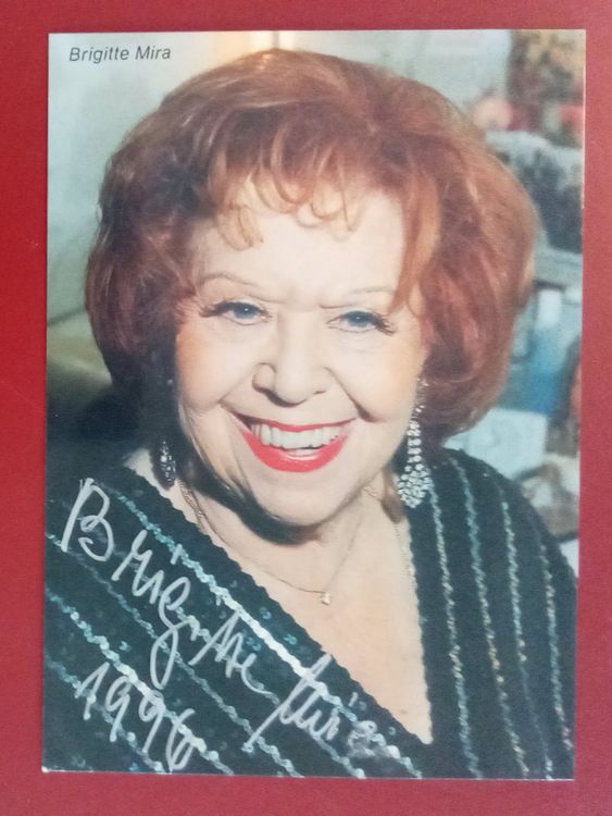 Brigitte Mira 1910-2005 Autogramm Fotopostkarte 10x15cm | Kaufen auf ...