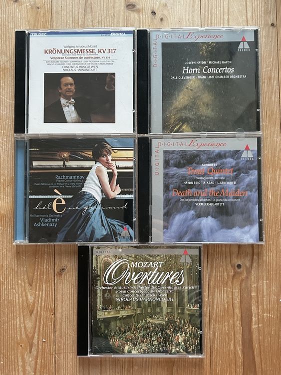 Konvolut mit 5 Klassik-CDs des Labels Teldec (Gebraucht) in Himmelried ...