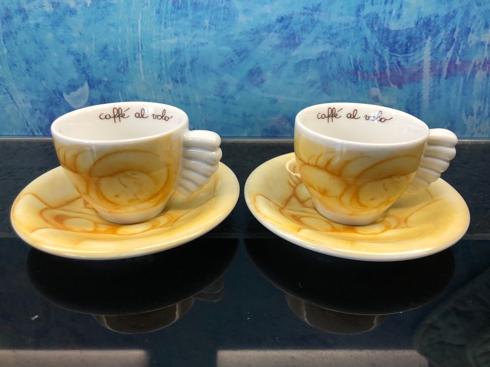 2 Thun Espressotassen Caffe al volo Geschirr Engel Sammel (Neu (gemäss ...