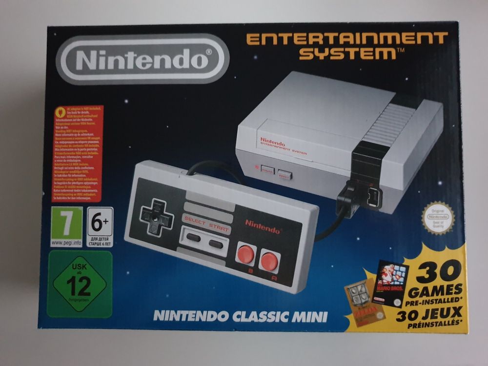 Nintendo NES Classic Mini (Neu) (Neu und originalverpackt) in Zürich für CHF 250 – mit Lieferung ...