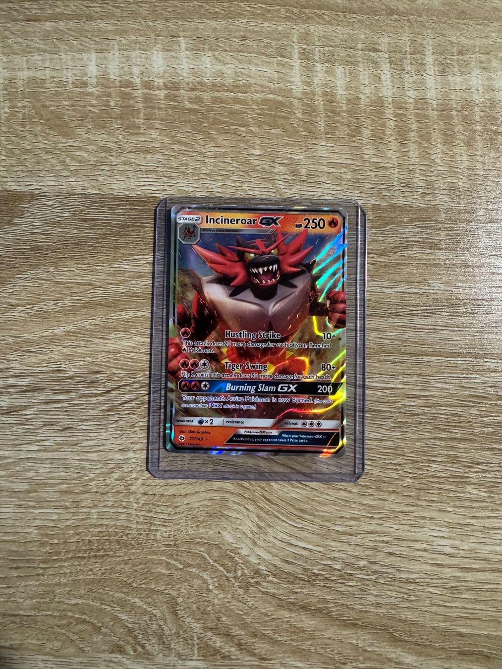 Pokémon Incineroar GX Sun and Moon 27/149 EN #1 (Neu (gemäss ...