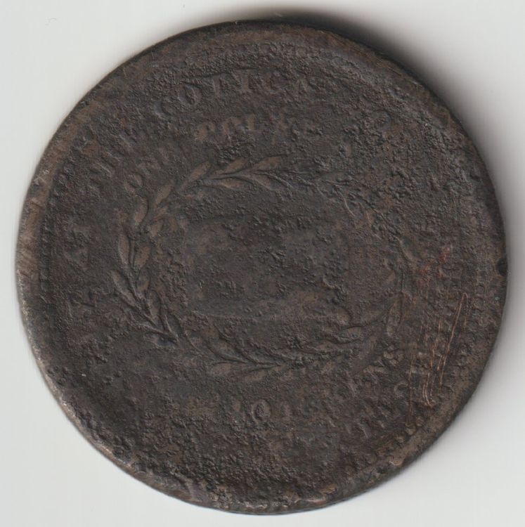 Antiker One Penny Token Münze Aus England 1813 Lead Works | Kaufen auf ...