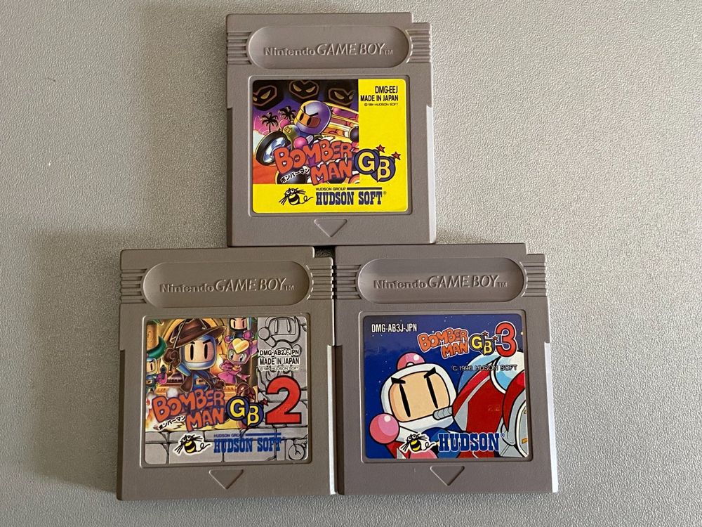 Bomberman 1, 2 & 3 GB GameBoy Game Boy | Kaufen auf Ricardo