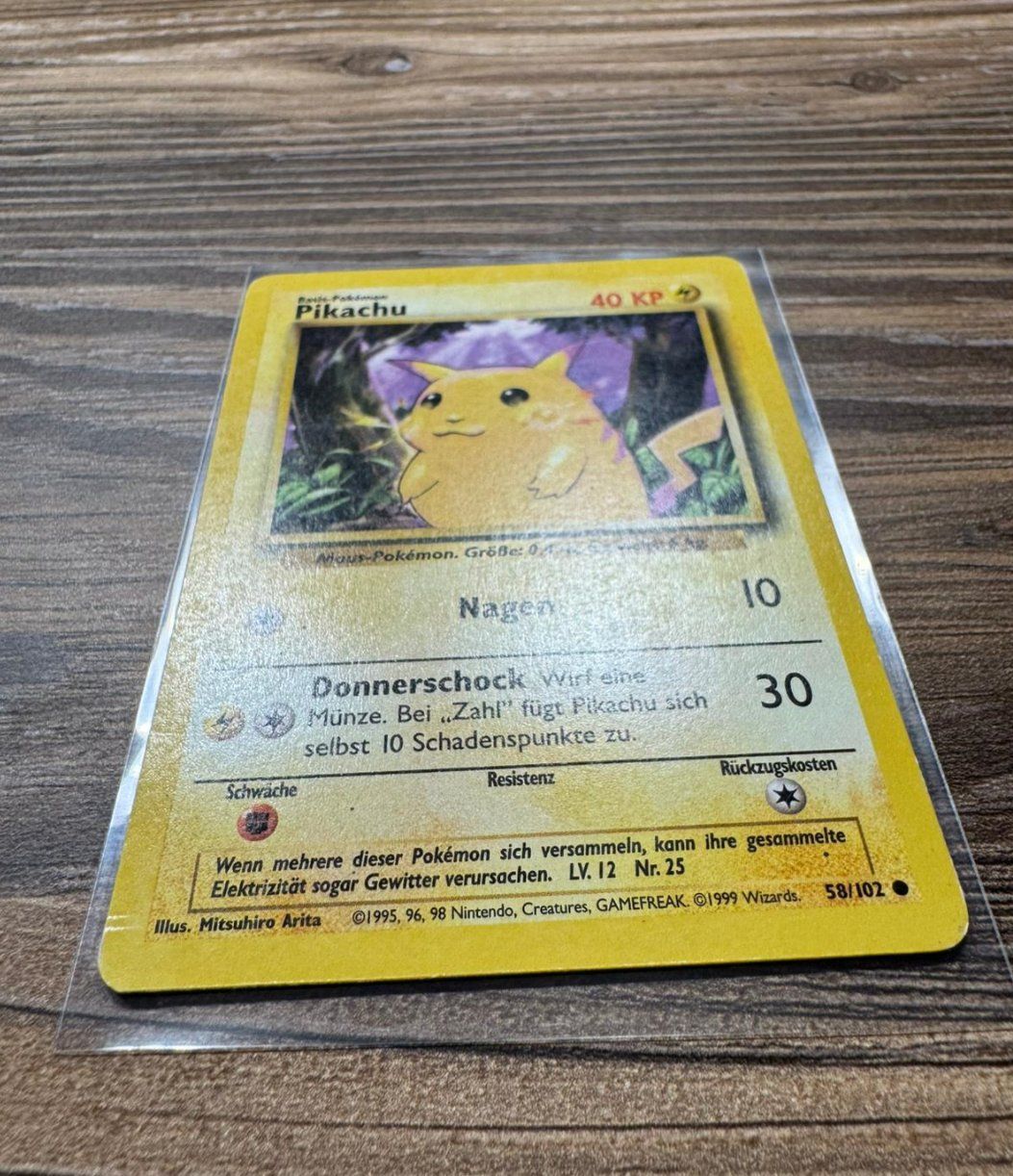 Pokemon Pikachu Base Set 1999 DE 58/102 ab 1.- (Gebraucht) in Steinmaur ...