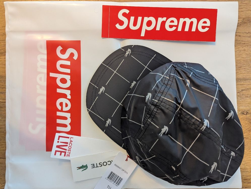 Supreme®/LACOSTE Reflective Grid Nylon Camp Cap | Kaufen auf Ricardo