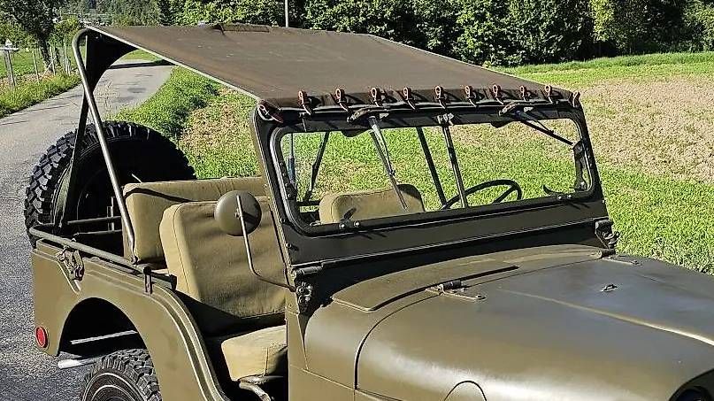 Swiss Army Jeep Willys CJ-5 Veteran 1964 Top gepflegt (Gebraucht) in ...