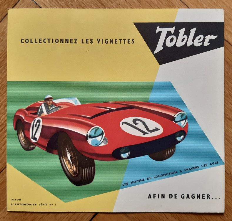 Vintage Sammelalbum Chocolat Tobler, 50er Jahre, leer, franz (Gebraucht ...