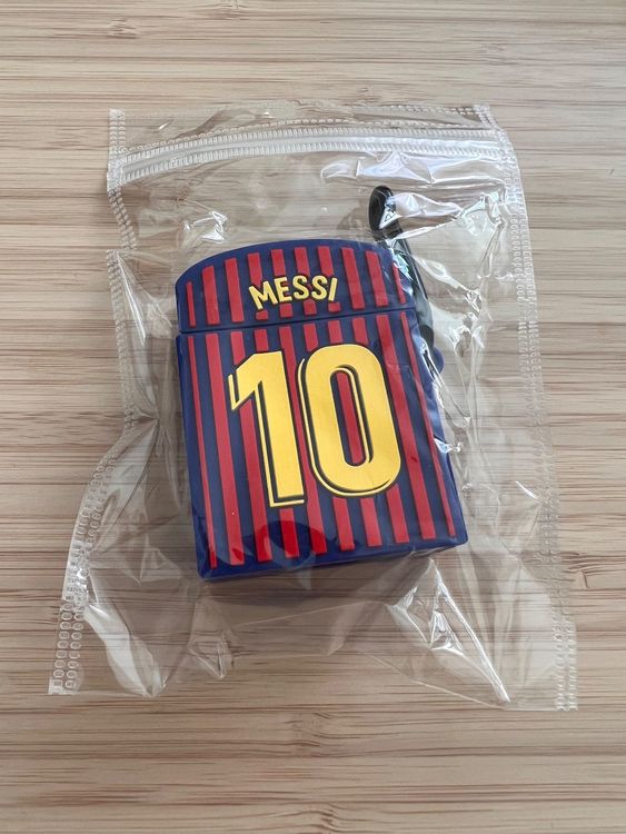 AirPods (1st generation) Messi case with key chain (Neu und ...