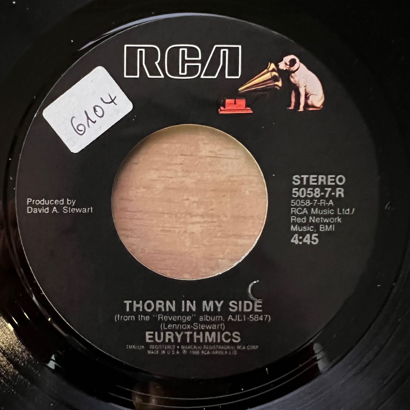 Eurythmics - Thorn In My Side / 1. US-Press. 1986 -Very nice (Gebraucht ...