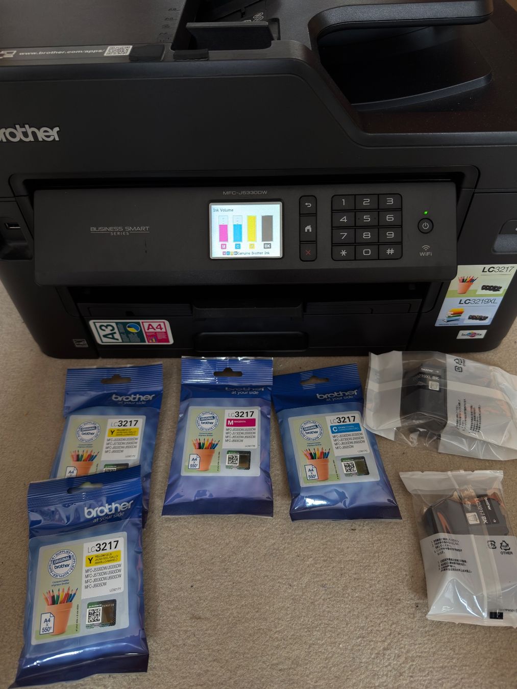 CARTOUCHES LC3217/19+Imprimante MFC-J5330DW - Jet d'encre A3 (Gebraucht ...