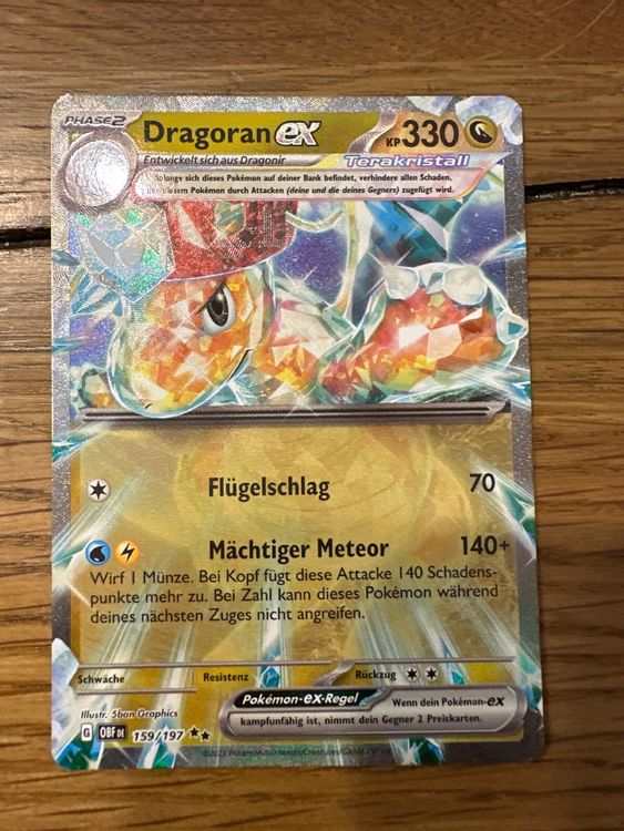 Dragoran ex OBF DE 159/197 Obsidianflammen Pokemonkarte (Neu (gemäss ...