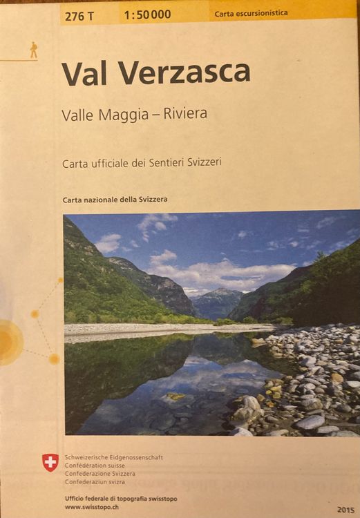 Val Verzasca Wanderkarte 1:50000 – Top Zustand für Wanderer (Gebraucht ...