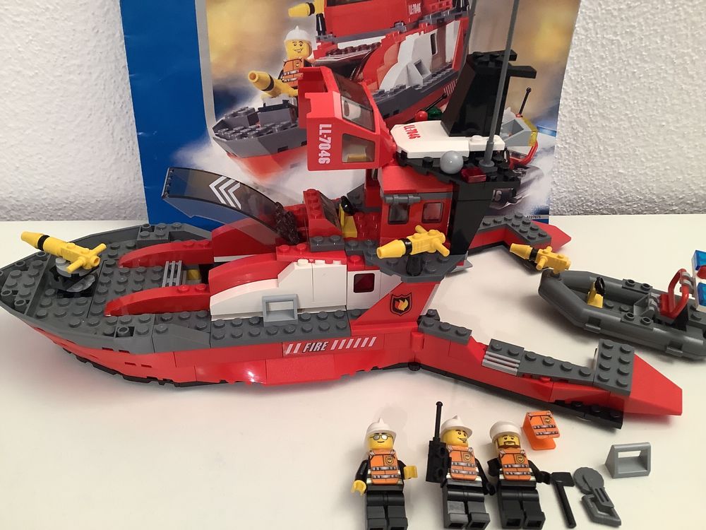 Lego City Feuerwehrschiff 7046 von 2004 | Kaufen auf Ricardo
