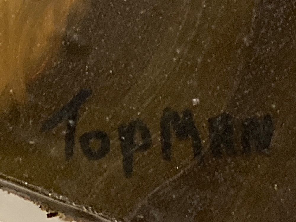 Topmann Gemälde signiert Portrait eines alten Mannes (Gebraucht) in ...