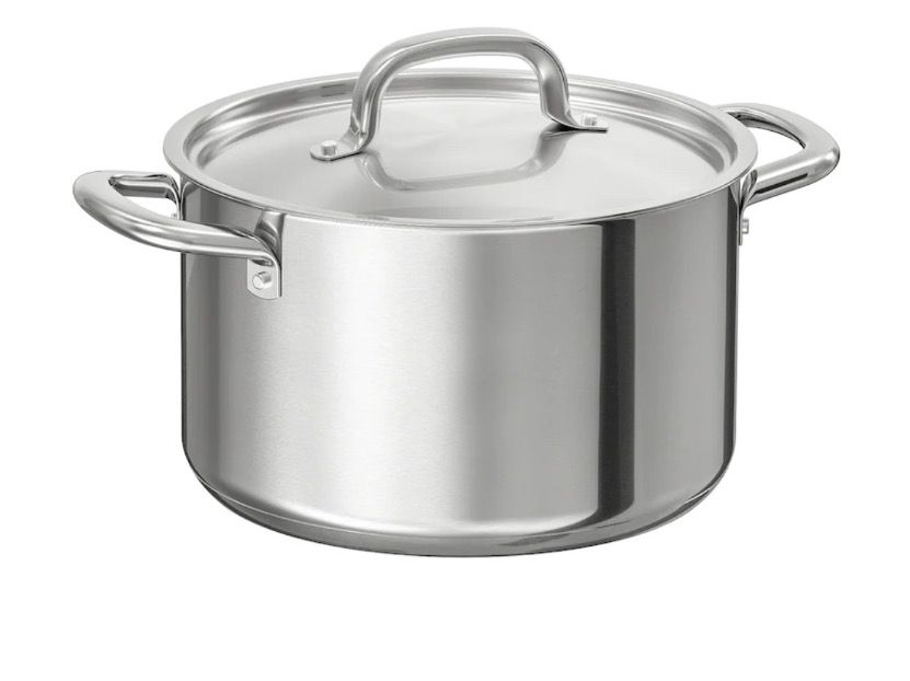 IKEA 365+ Topf mit Deckel, Edelstahl, 5.0 l | Kaufen auf Ricardo