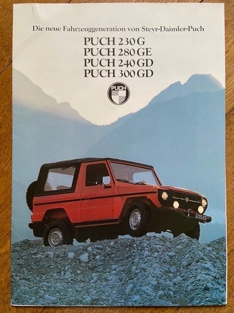 PUCH G Prospekt CH-Ausgabe deutsch - Steyr Daimler Puch 1979 | Kaufen ...