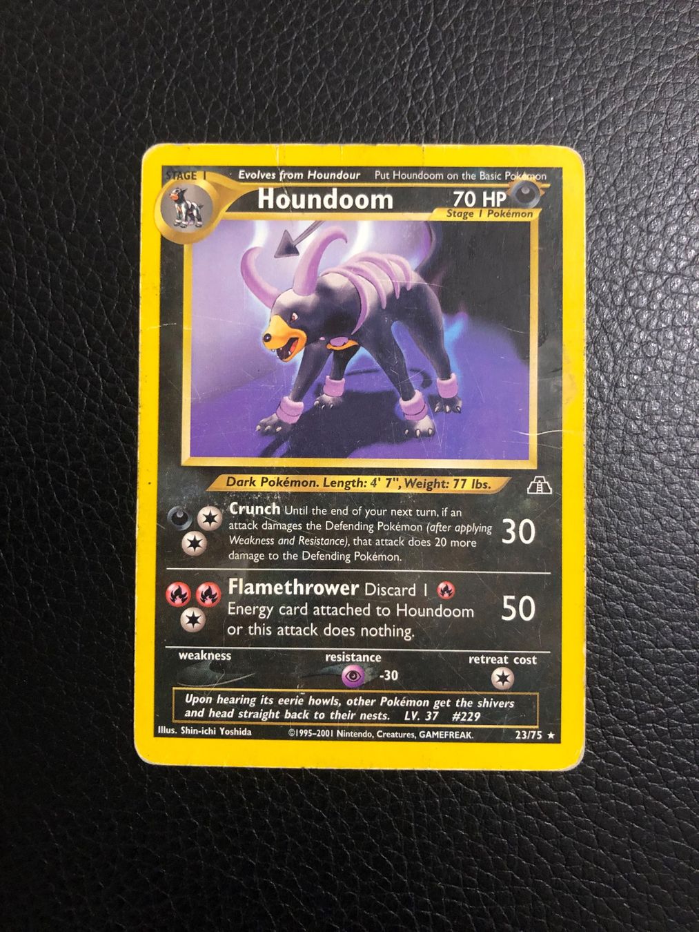 2001 Neo Discovery Houndoom rare 23/75 Ab 1 (Gebraucht) in Paradiso für ...