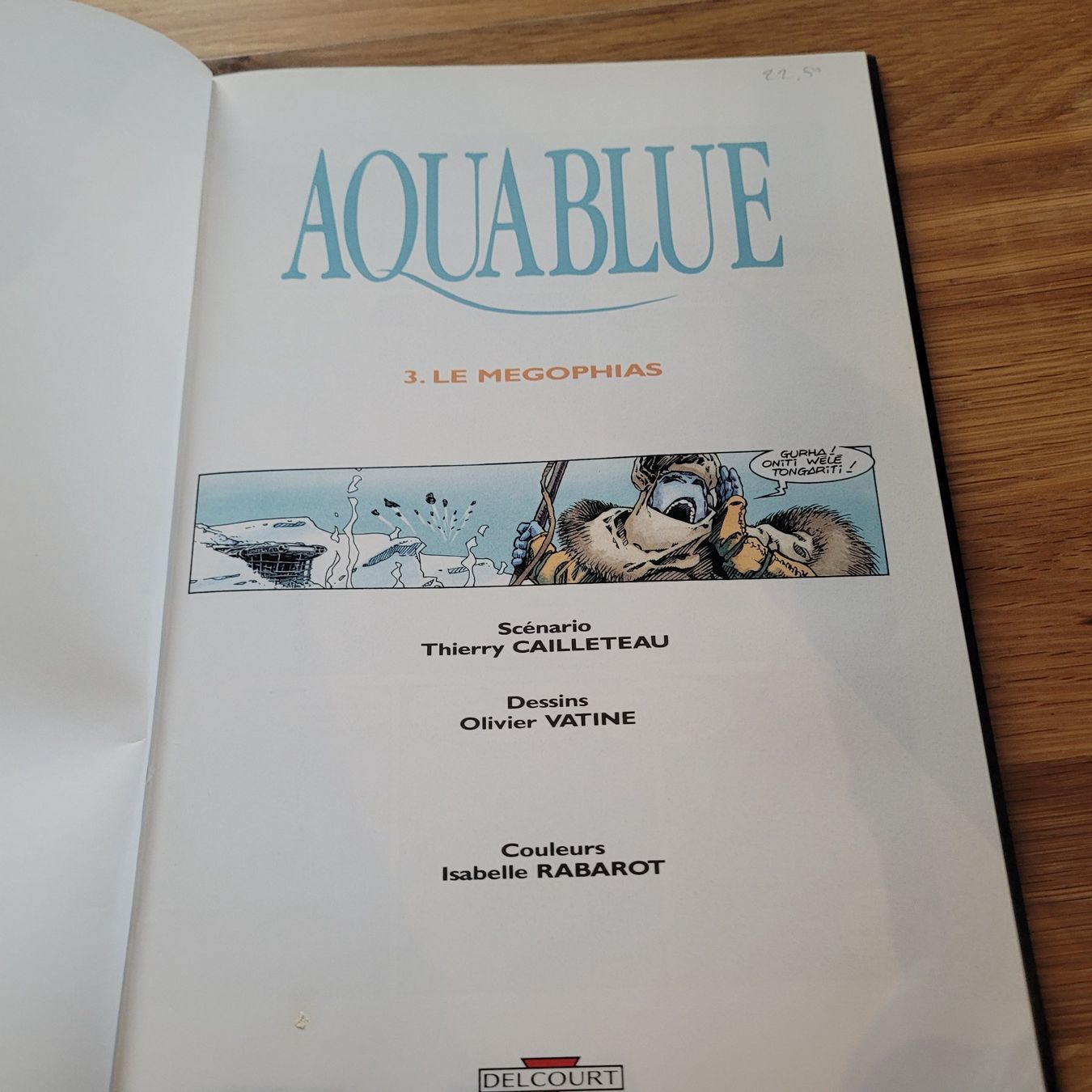 BD EO Cotée Aquablue Tome 3 Le Megophias (D'occasion) à Biel/Bienne ...