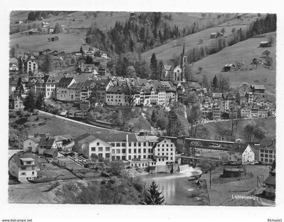 AK, Ansicht von Lichtensteig um1960 (Gebraucht) in Hefenhofen für CHF 4 – mit Lieferung auf ...
