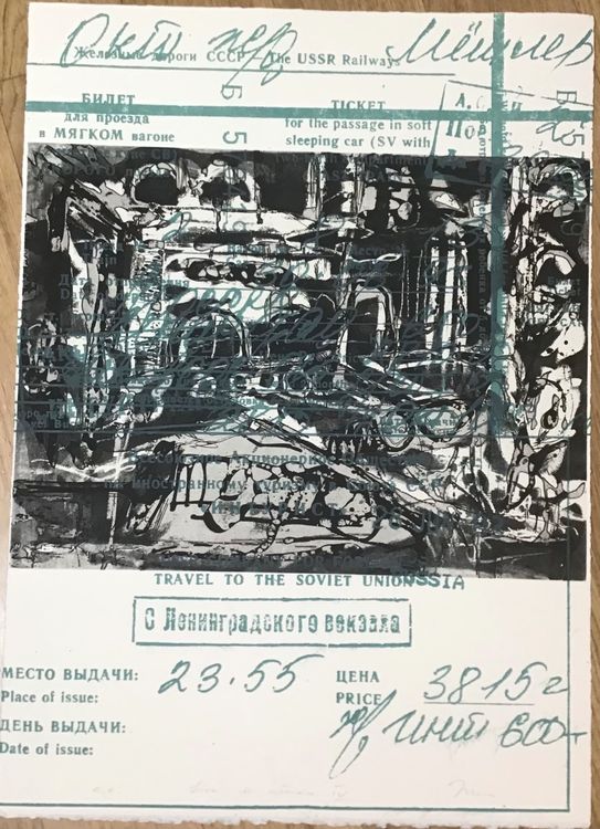 Jean-René MOESCHLER Sehr Seltener Radierung Handsigniert (Gebraucht) in Root für CHF 20 – mit ...