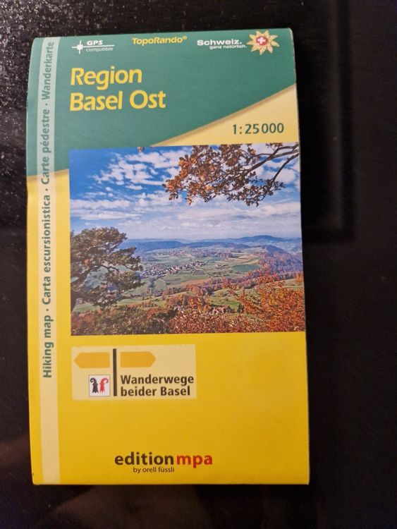 Wanderkarte Region Basel-Ost/ Neu! (Neu (gemäss Beschreibung)) in Oberdorf NW für CHF 9 – mit ...