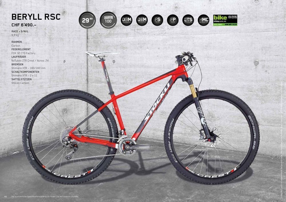 R41 Stöckli Beryll RSC Rahmen 29er RG:L | Kaufen auf Ricardo
