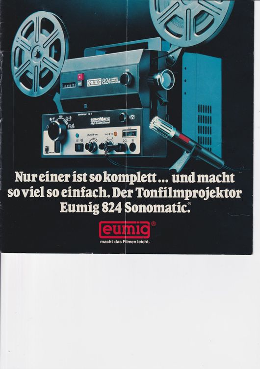 Tonfilmprojektor Eumig 824 Sonomatic | Kaufen auf Ricardo