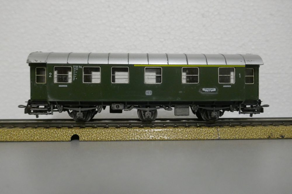 Märklin 4067 Umbauwagen 3-achsig AB3yge der DB, 1./ 2.Klasse (Gebraucht ...