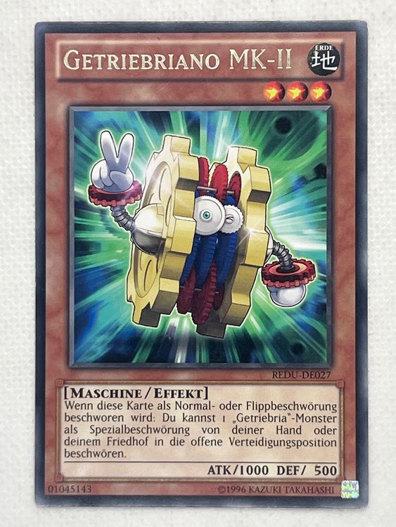 Getriebriano MK-II Yu-Gi-Oh! Karte - Top Zustand! (Gebraucht) in ...