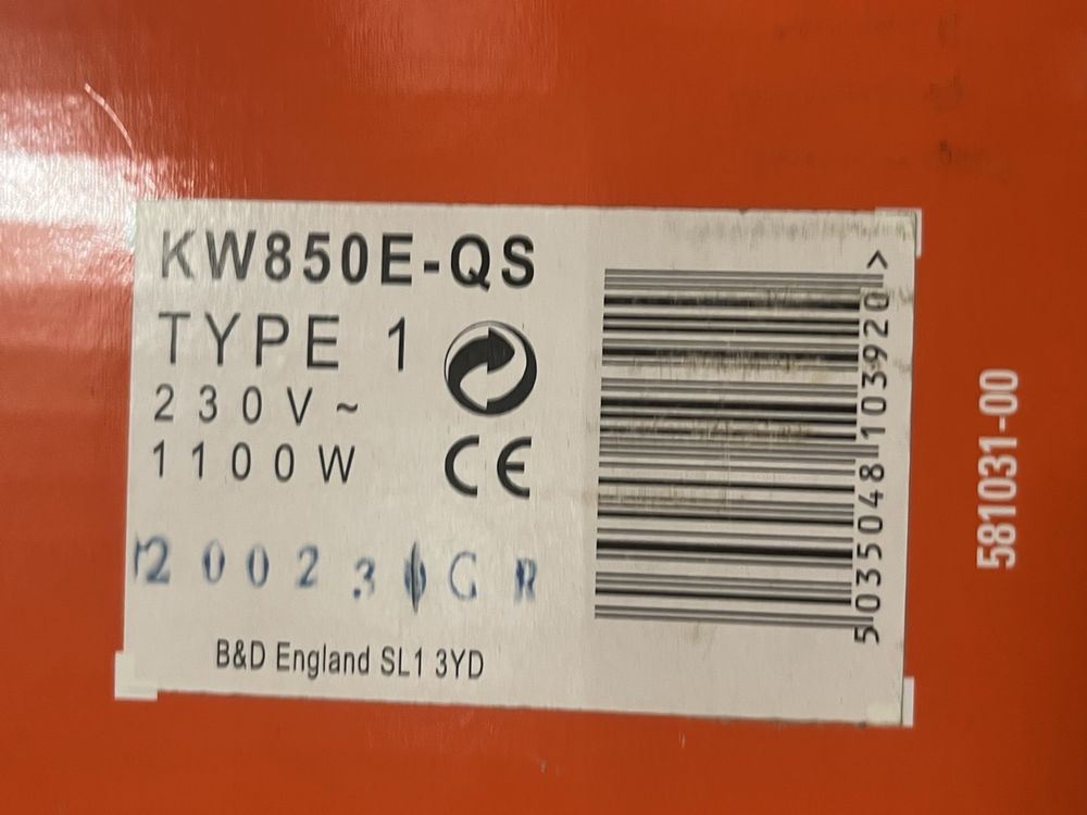 Black&Decker Oberfräse KW850E - Leistungsstark!Top! (nikG) (Gebraucht ...