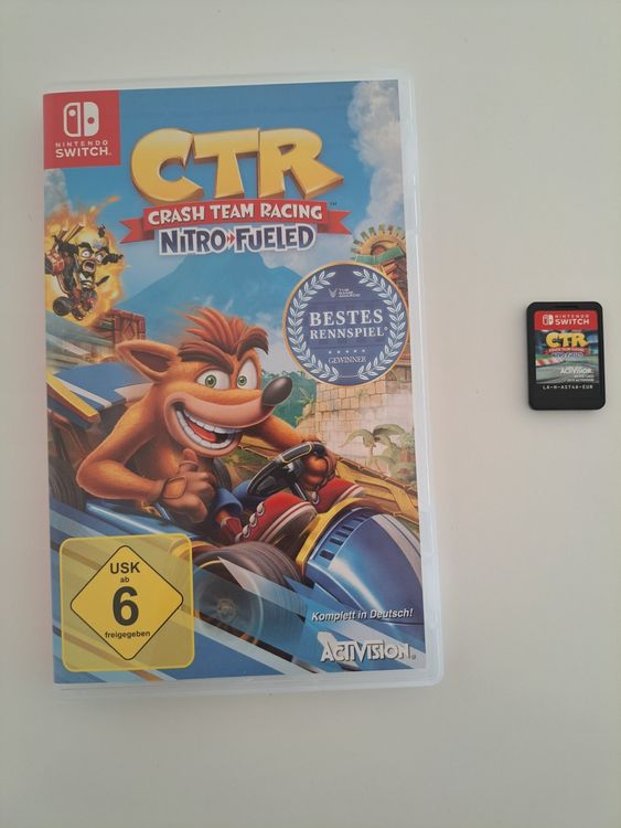 CTR crash team racing nitro fueled für Nintendo Switch (Gebraucht) in ...