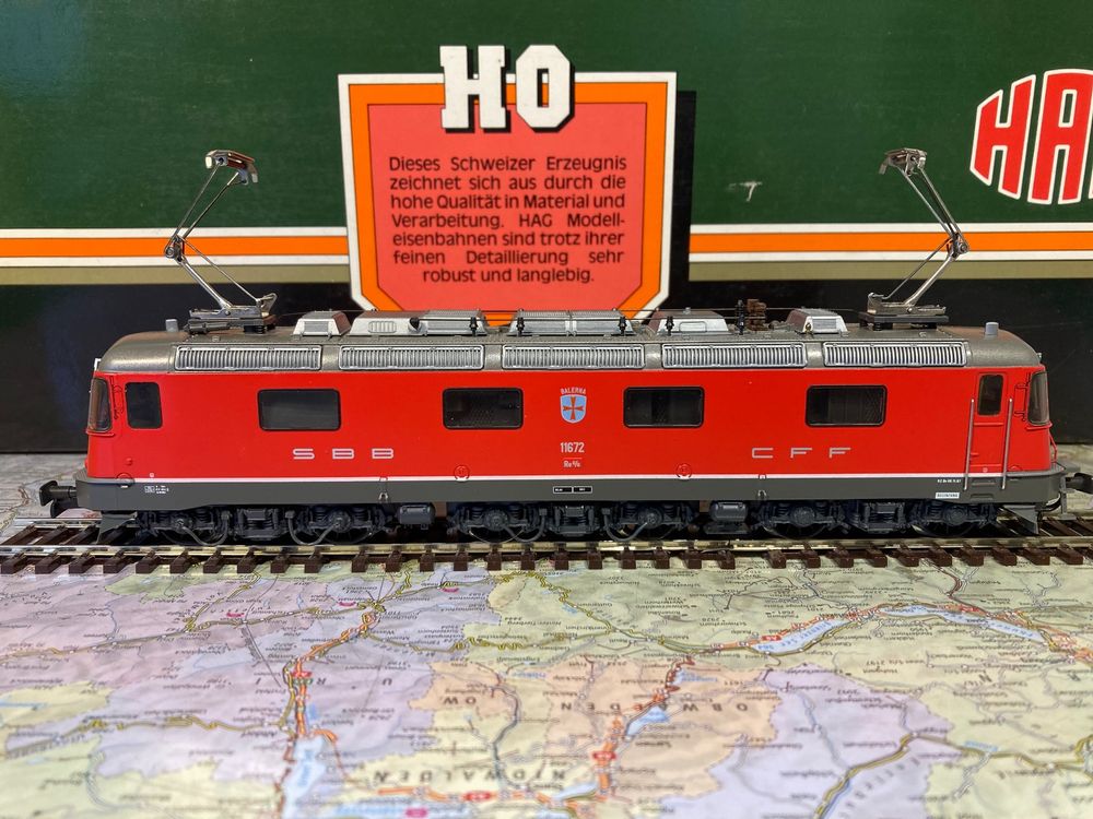 Hag SBB Re 6/6 Balerno DC digital neustem Stand ESU V4 LED (Gebraucht ...