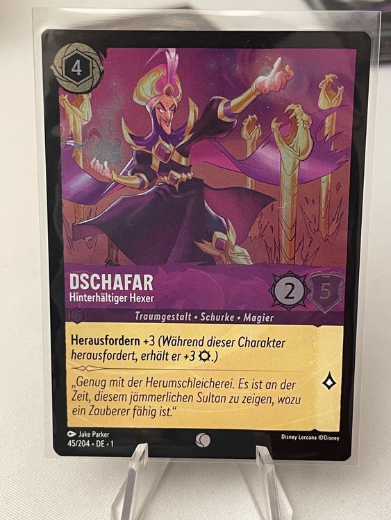 Disney Lorcana (Foil) Dschafar 45/204 DE | Kaufen auf Ricardo