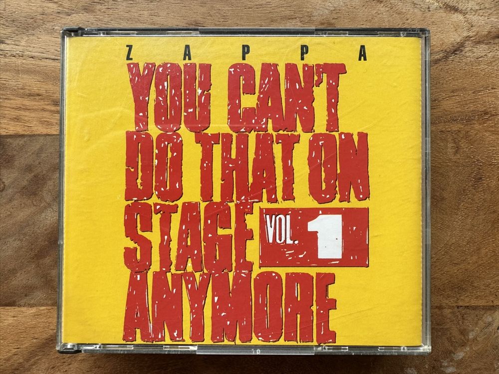 Frank Zappa – You Can't Do That On Stage Anymore Vol. 1 (Gebraucht) in ...